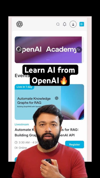 🔥Learn AI from OpenAI - OpenAI academy is free for all! #ai #aicourses #learnai #shorts - YouTube