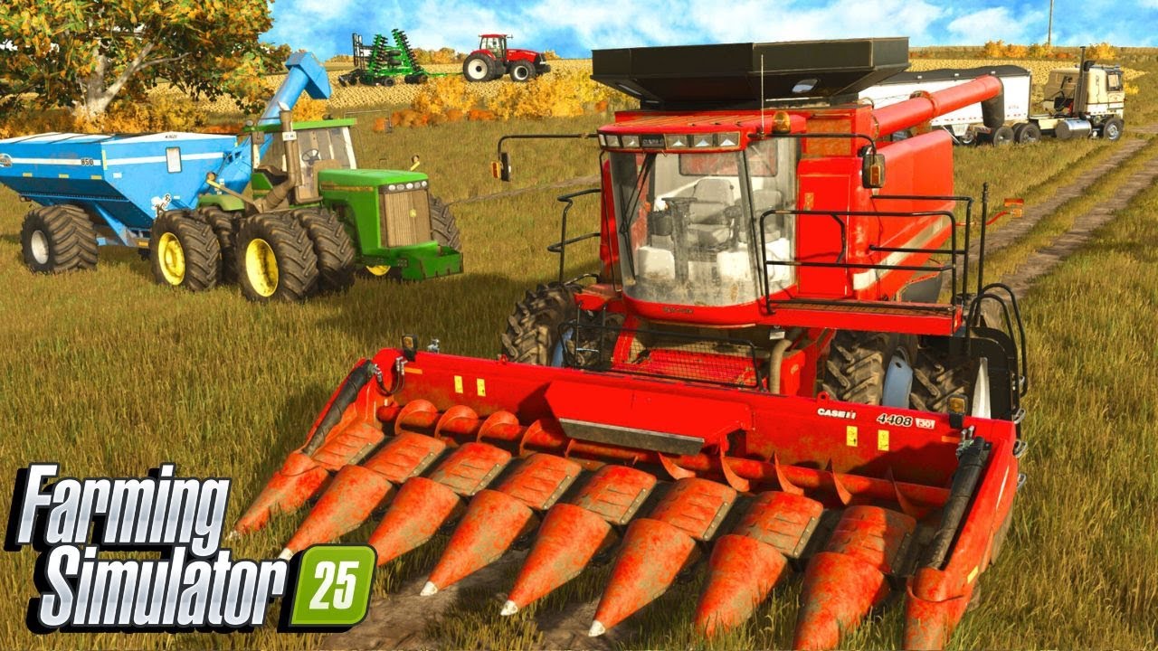 I Finish The Last Corn Harvest On My Farm? | Farming Simulator 25 - YouTube