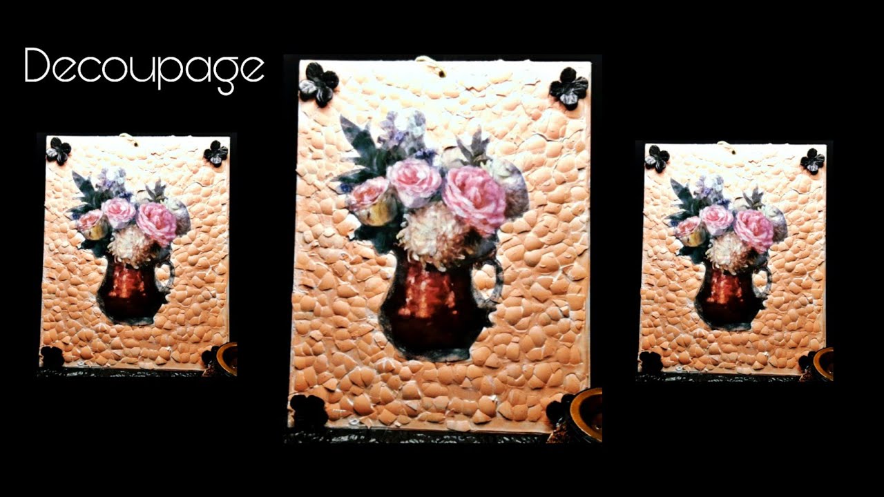 Simple Decopage idea | DIY - YouTube