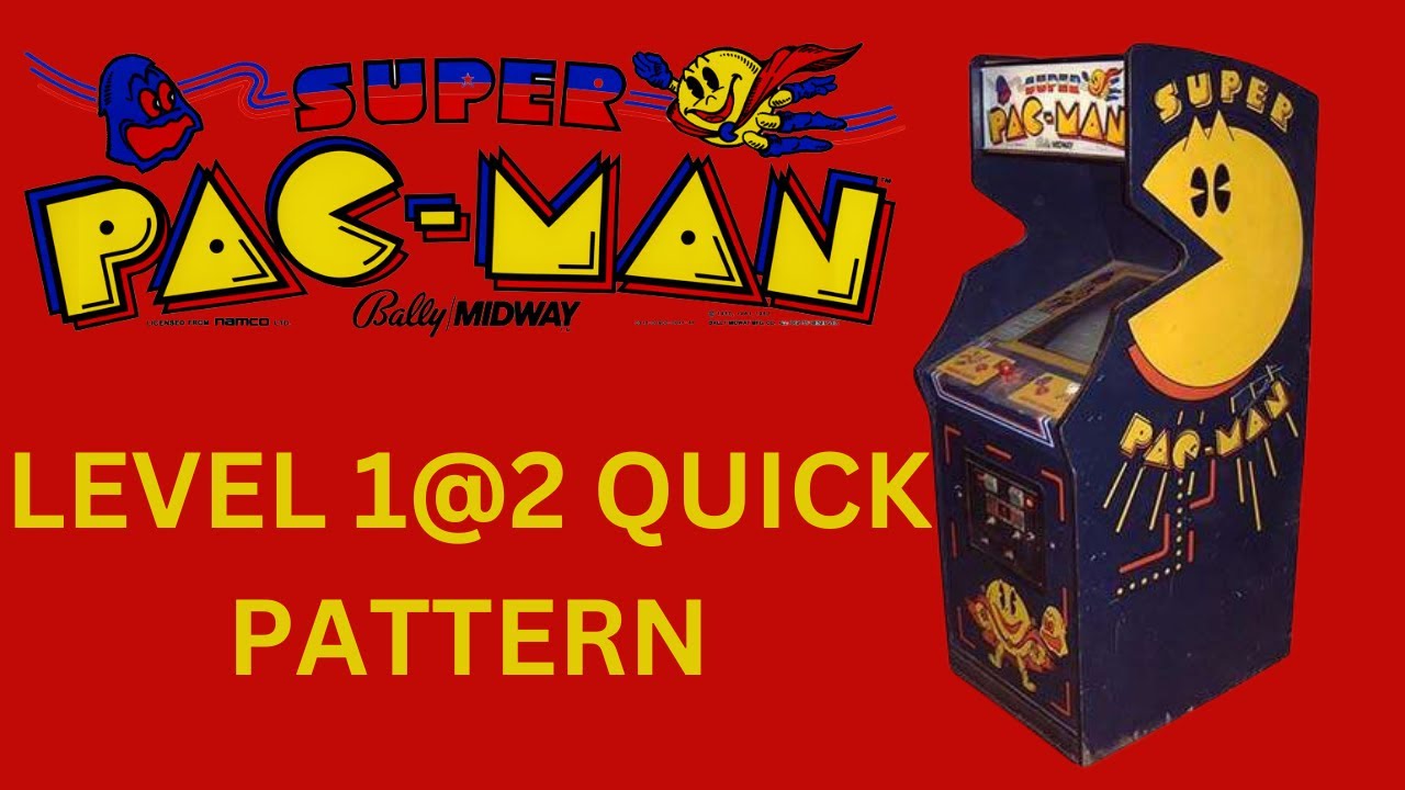 SUPER PAC MAN LEVEL 1@2 QUICK PATTERN - YouTube
