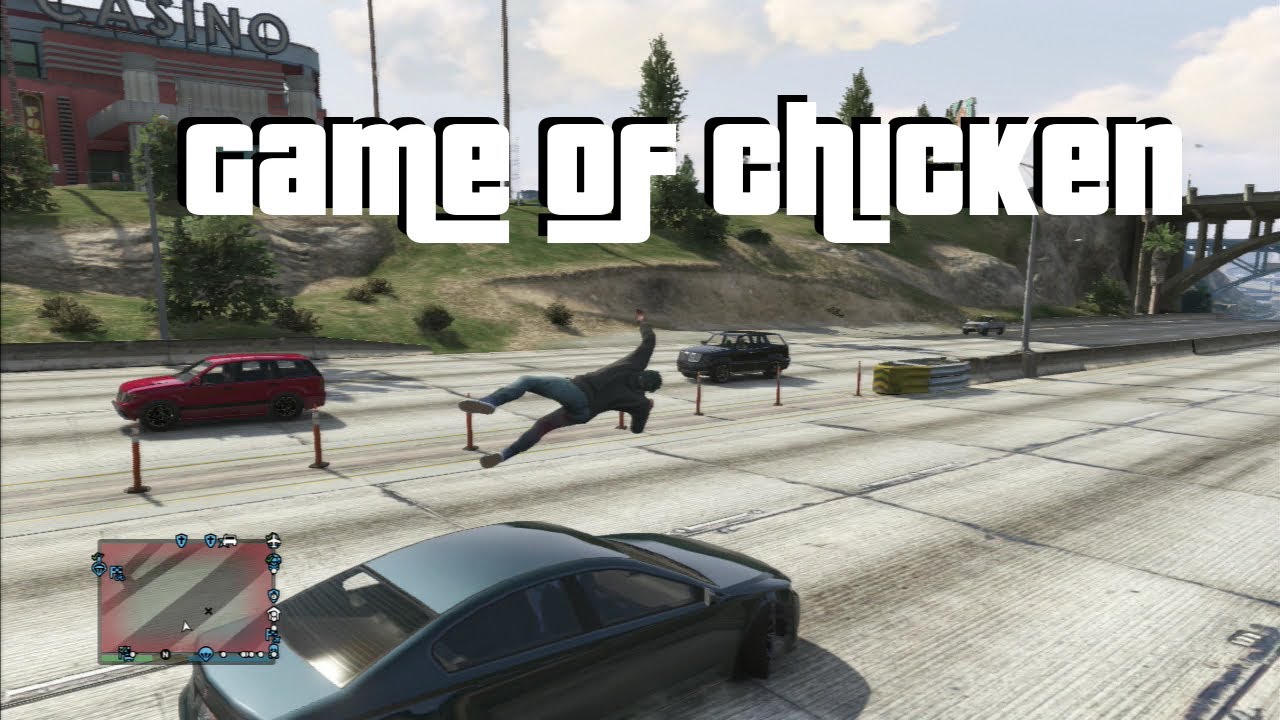 GTA 5 - Chicken Cross the Road - YouTube