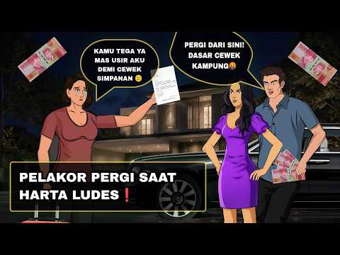 AZAB SUAMI DURHAKA: MENIKAH LAGI DIAM-DIAM & MENGHINA ISTRI SAH! - KARTUN ANIMASI DRAMA