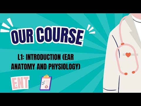L1: introduction of ent (anatomy and physiology of the ear) - YouTube