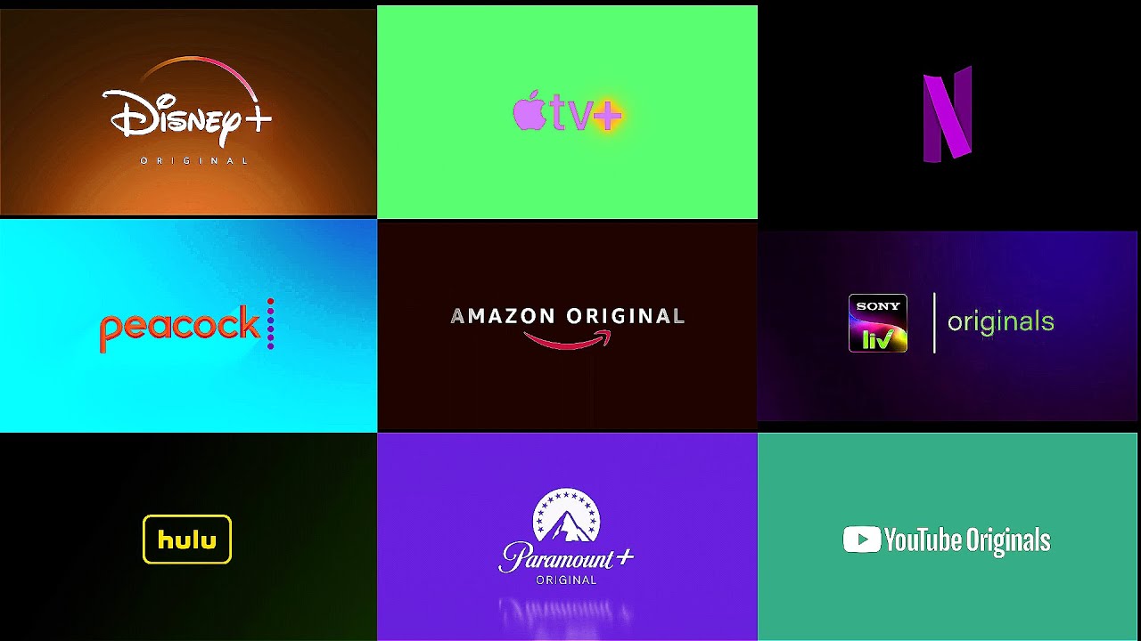 All Streaming Services Originals Intro Effects l Logo Mashup (Preview 2 ...