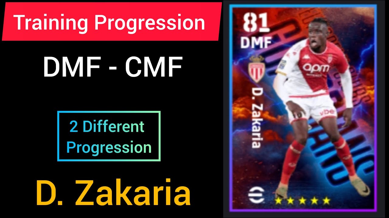 D. Zakaria Efootball 2024 Fc Bayern Munchen Max Training Progression ...