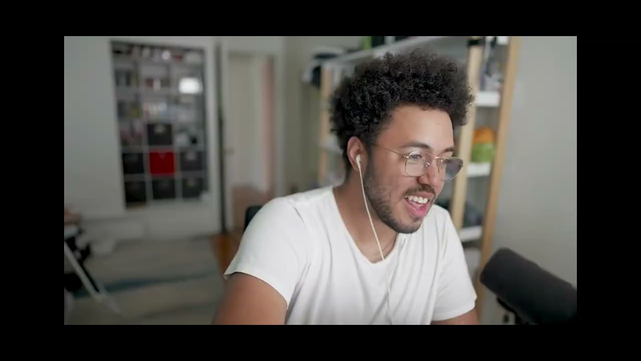 Jordan Adika dies of laughter reacting to Black. White. - YouTube