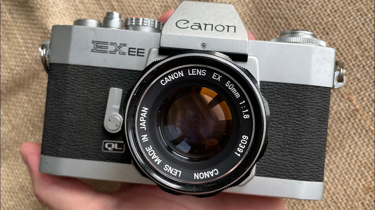 Canon EXee + Canon Lens EX 50mm f/1.8 - YouTube
