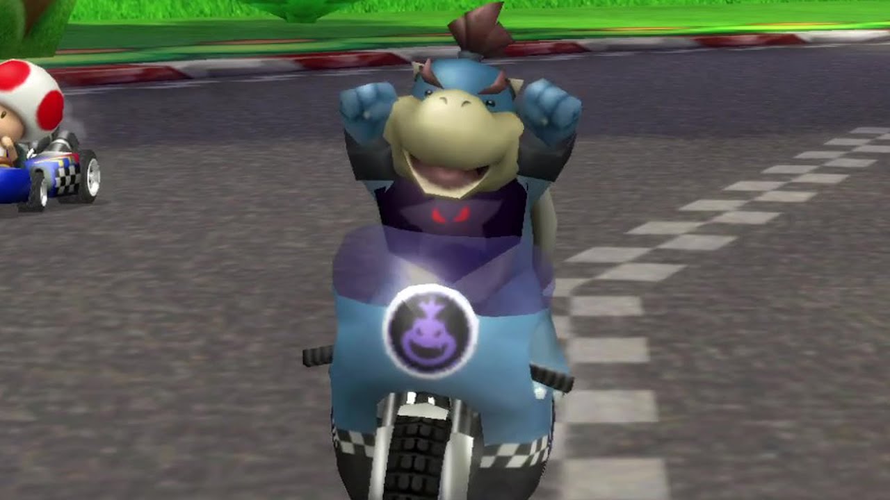 Shadow Bowser Jr. in Mario Kart Wii - YouTube