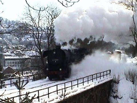 Winterdampf am Rennsteig - Dampfloks, Schnee und ganz viel Dampf - Teil ...