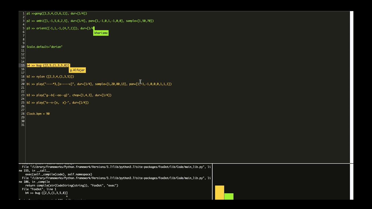 Live Coding jam session at Tanjungpinang - YouTube