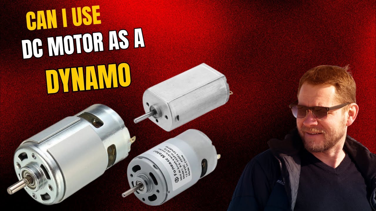 Can I use DC motor as a dynamo just for fun #MM creatives - YouTube