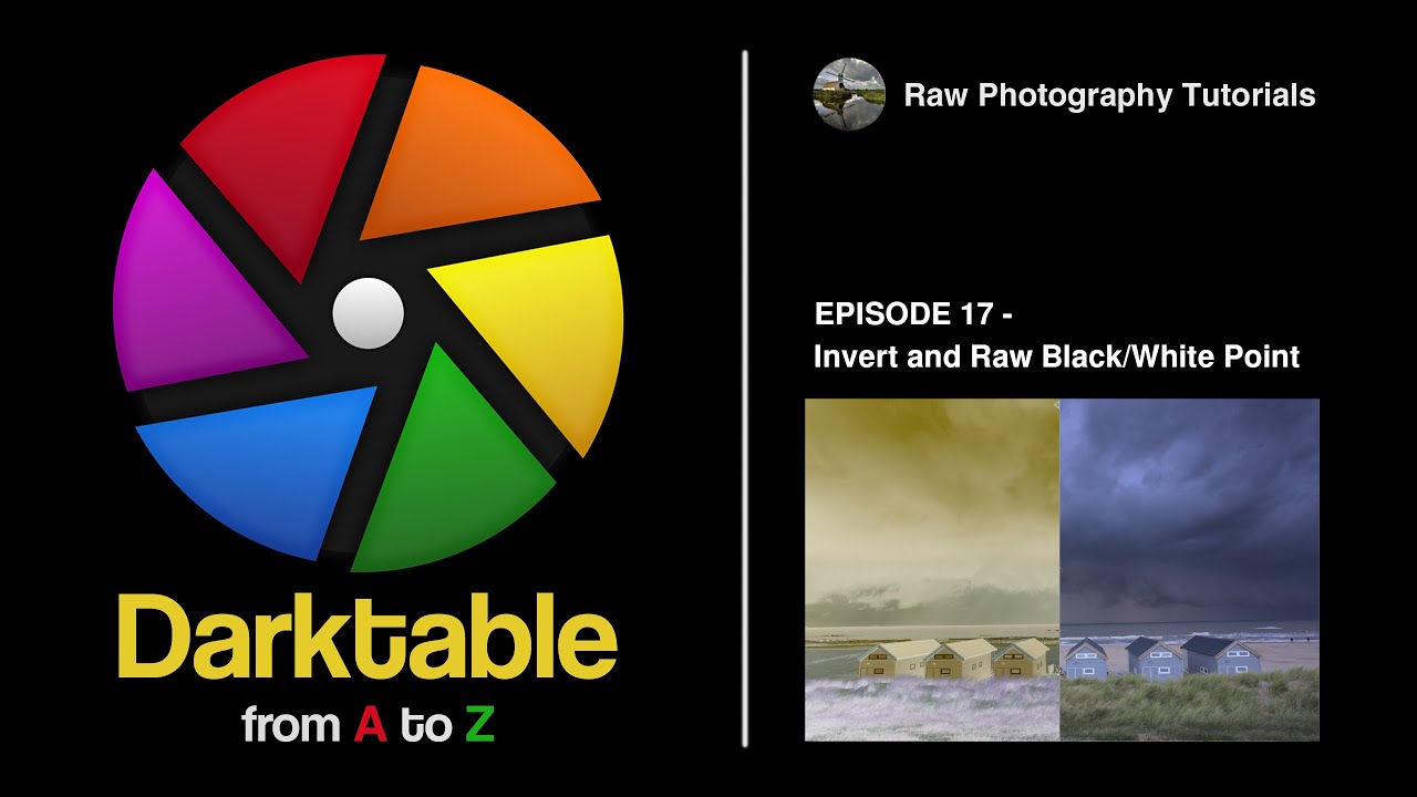 darktable from A to Z: 17 - Invert and Raw Black/White Point - YouTube