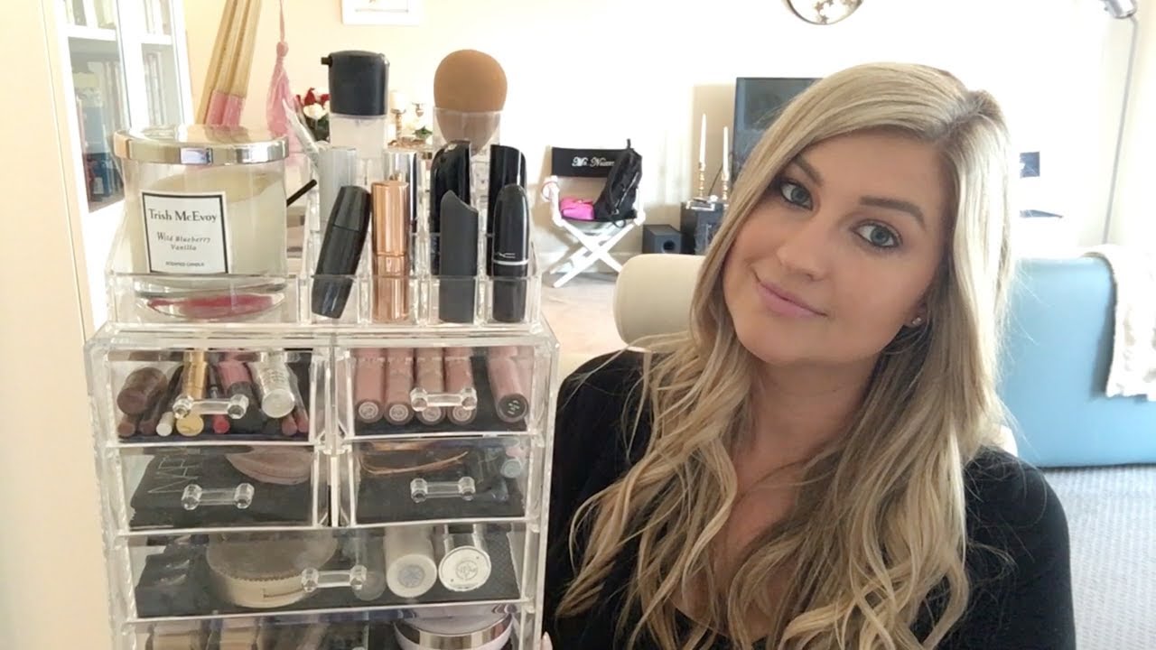 ENTIRE MAKEUP COLLECTION TOUR | HIGH-END & DRUGSTORE - YouTube