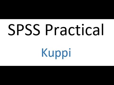 Statistical Methodology - SPSS Practical - YouTube