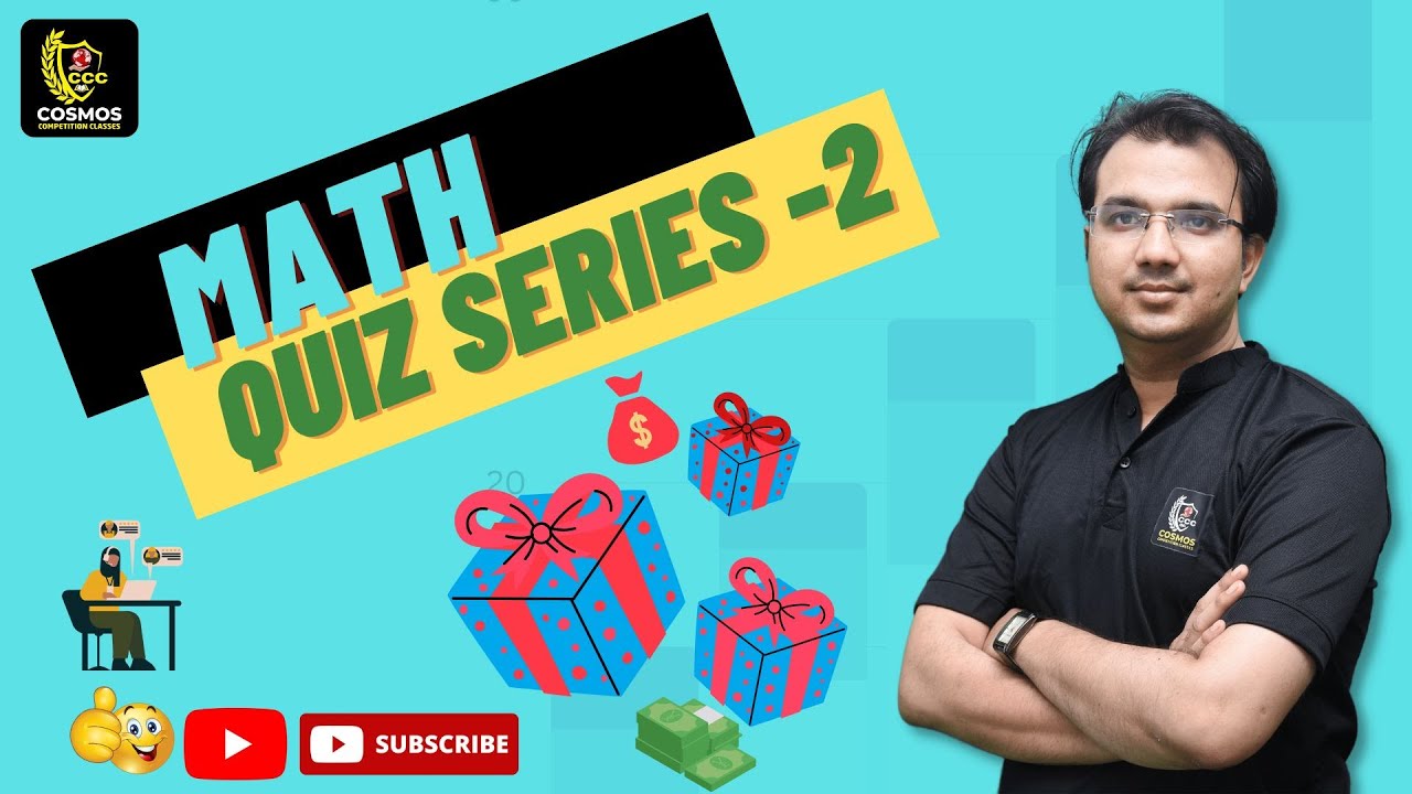 Math quiz -1 | Prize Winning Series | COSMOS CLASSES - YouTube