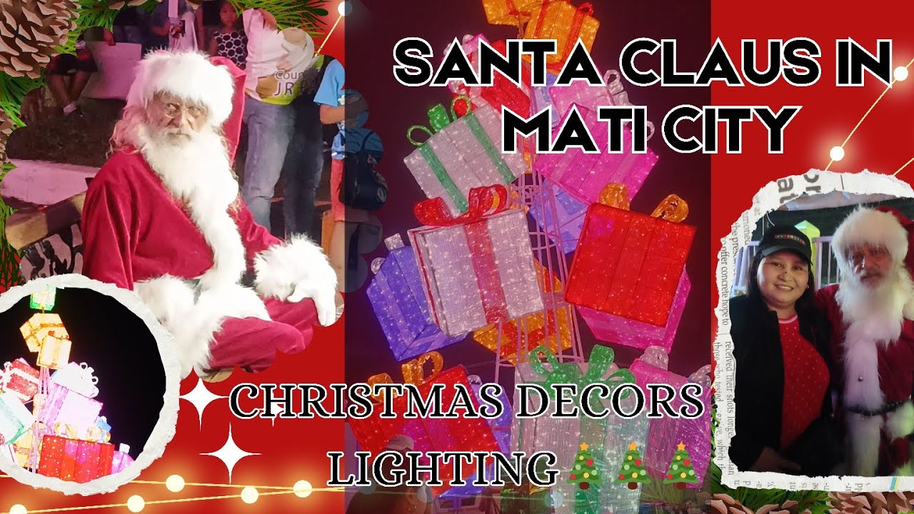 CHRISTMAS LIGHTING HERE IN ER SUPERMALL MATI CITY 🎄🎄🎄🎄 - YouTube