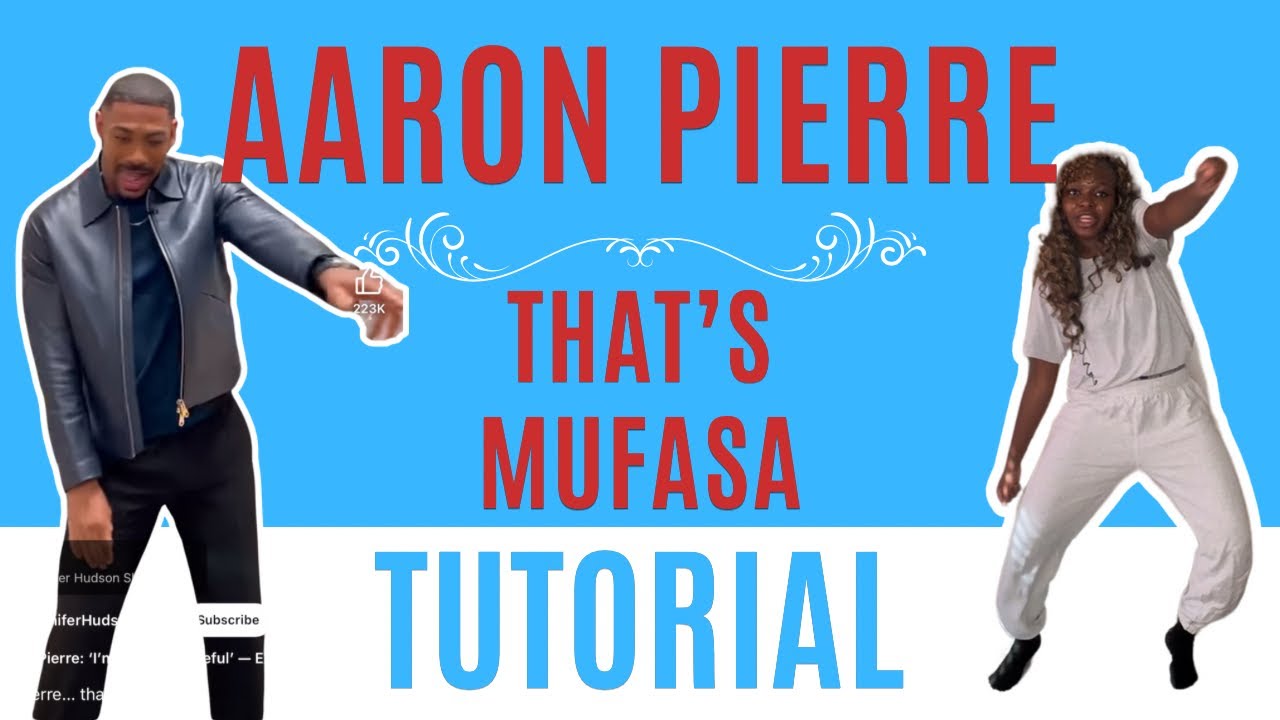 Aaron Pierre That’s Mufasa* EASY DANCE TUTORIAL (beginner friendly ...