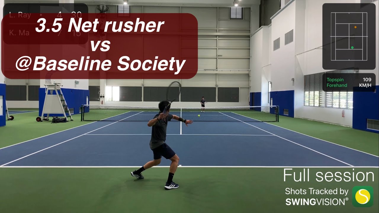 3.5 Net rusher Ray vs Baseline Ball Basher @BaselineSociety (Full ...