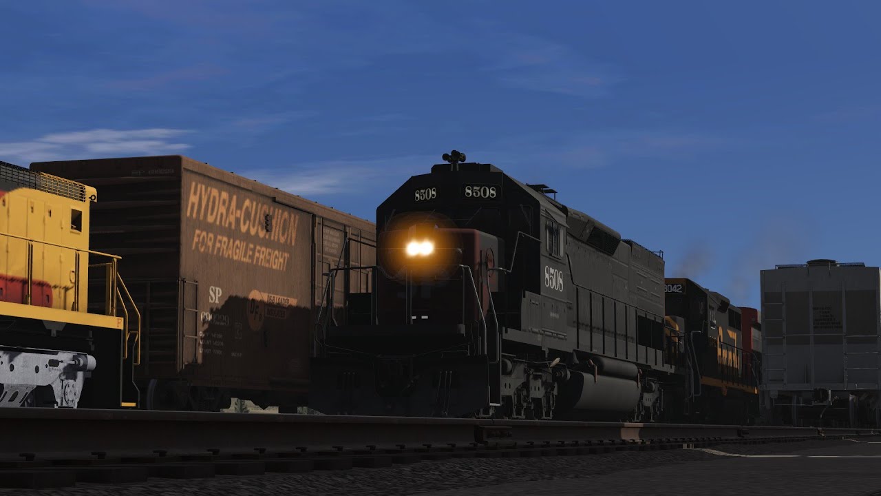 Trainz l SP Mix Freight 1989 - YouTube