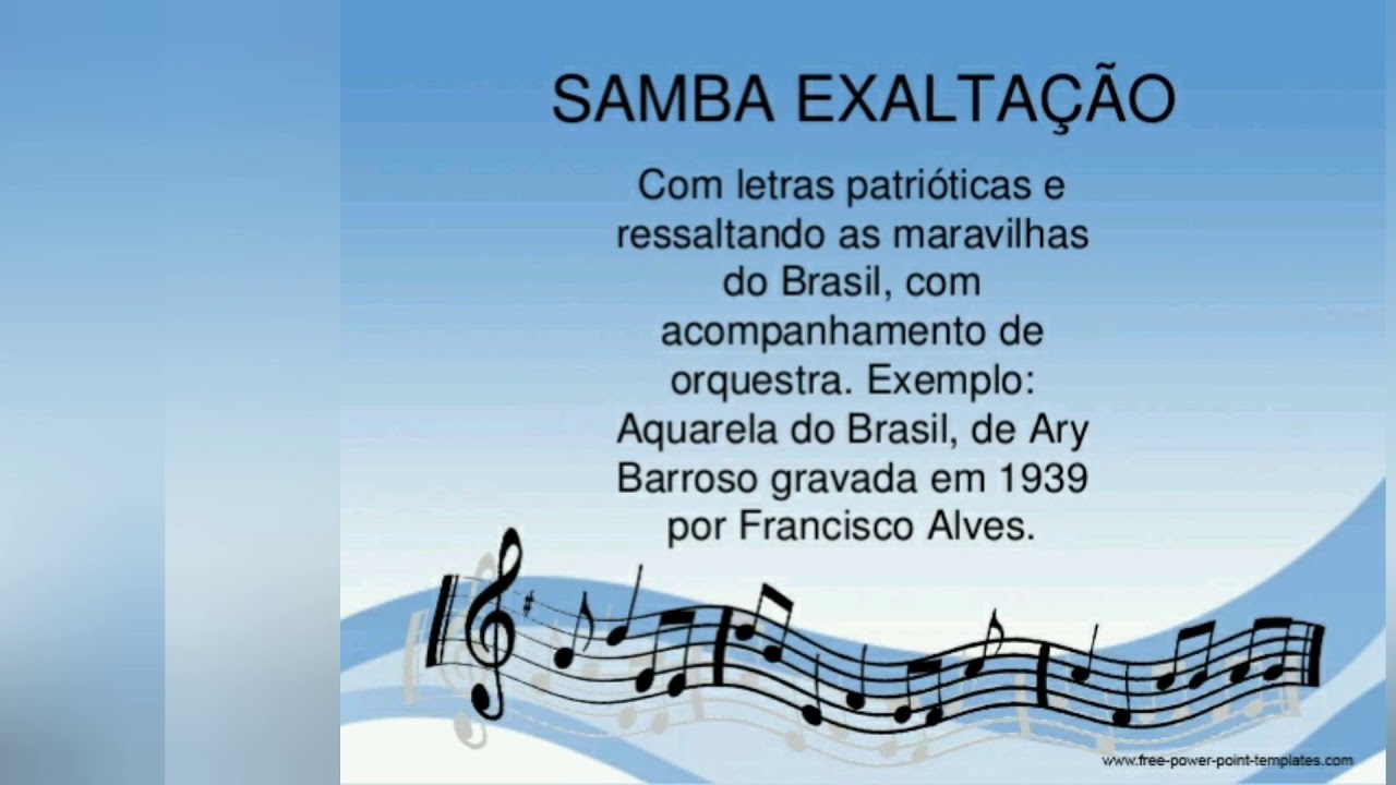 O samba (Origem, características e tipos) - YouTube