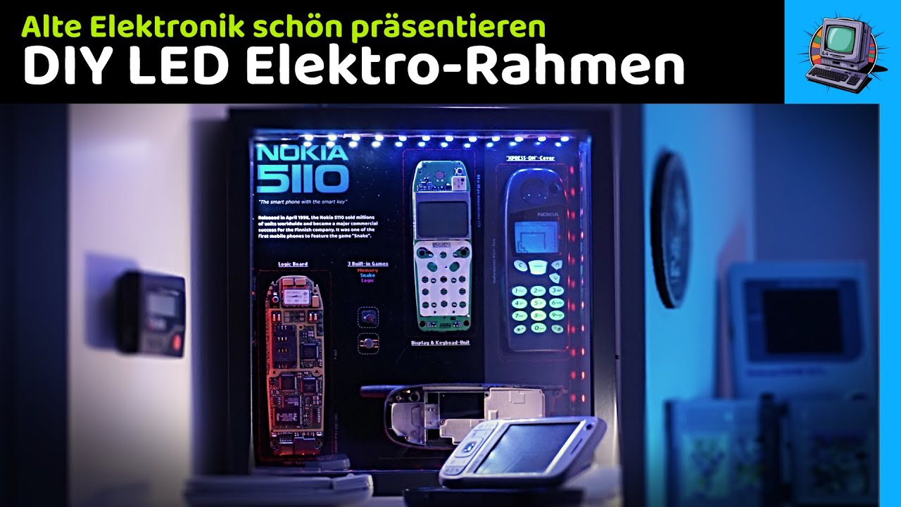 Alte Elektronik schön präsentiert: Günstiger DIY WLED Elektro ...