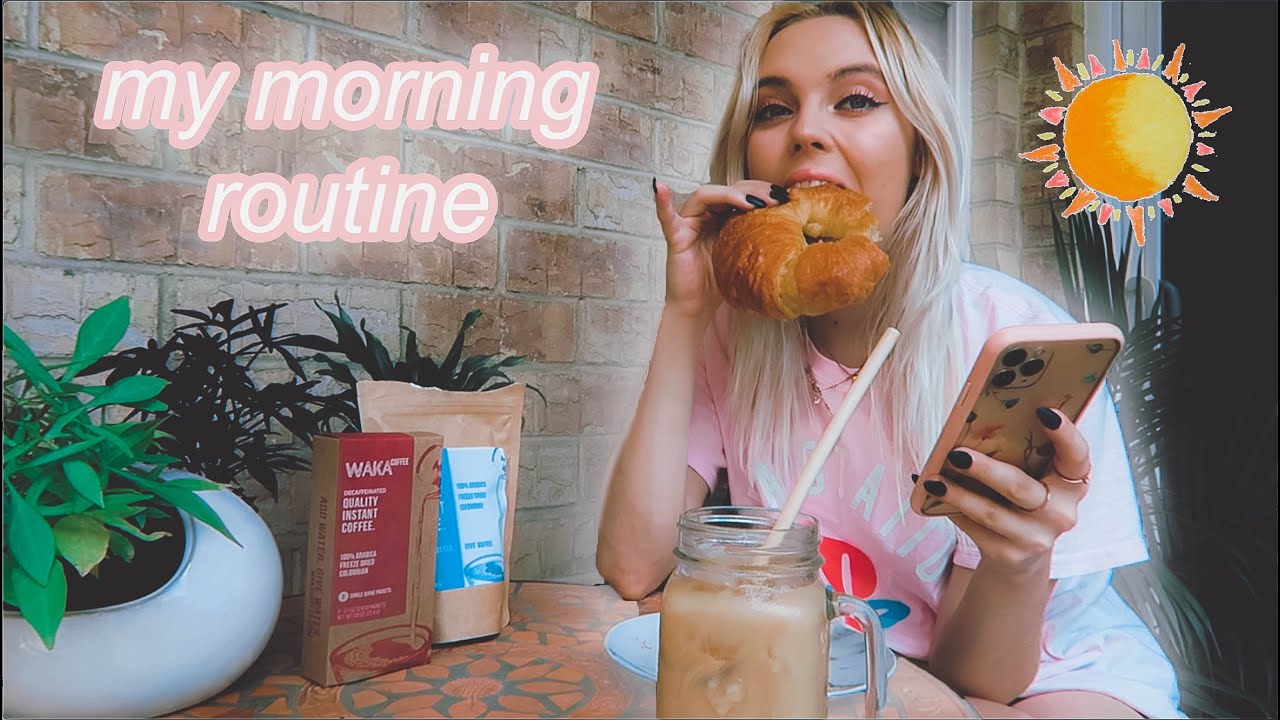 My girly NYC morning routine ☀️ stuck inside 🥴 - YouTube