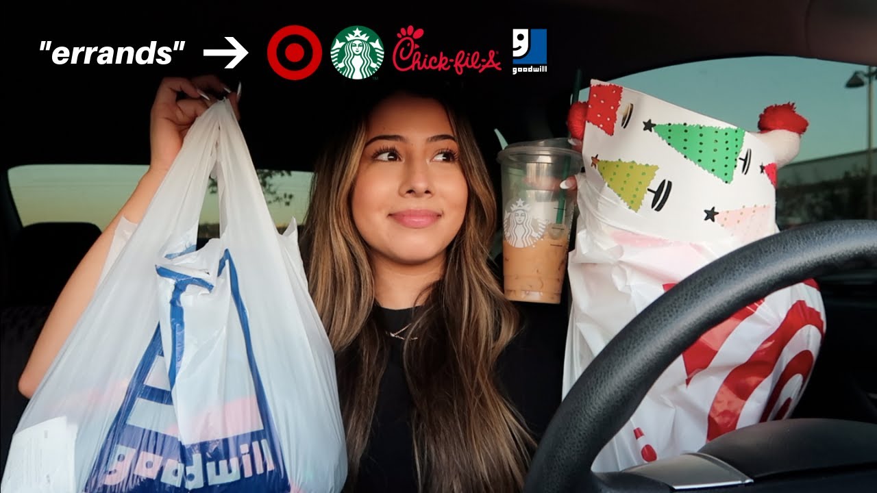this is what girls do when they're "running errands"... *vlog* - YouTube