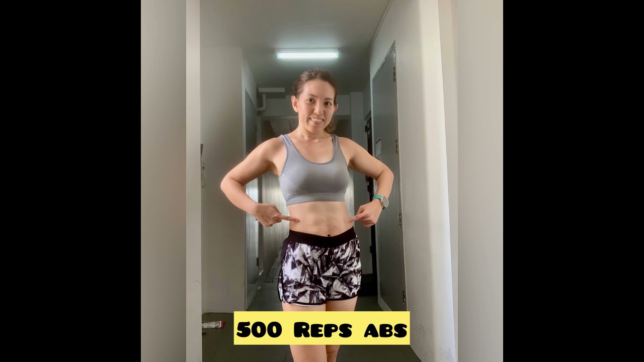 500 reps abs workout - YouTube