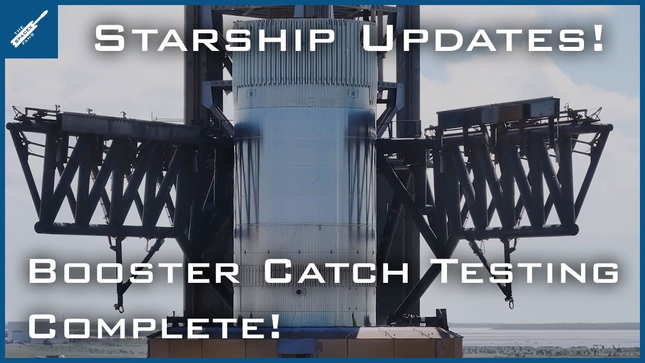 SpaceX Starship Updates! Super Heavy Booster Chopstick Catch Testing ...