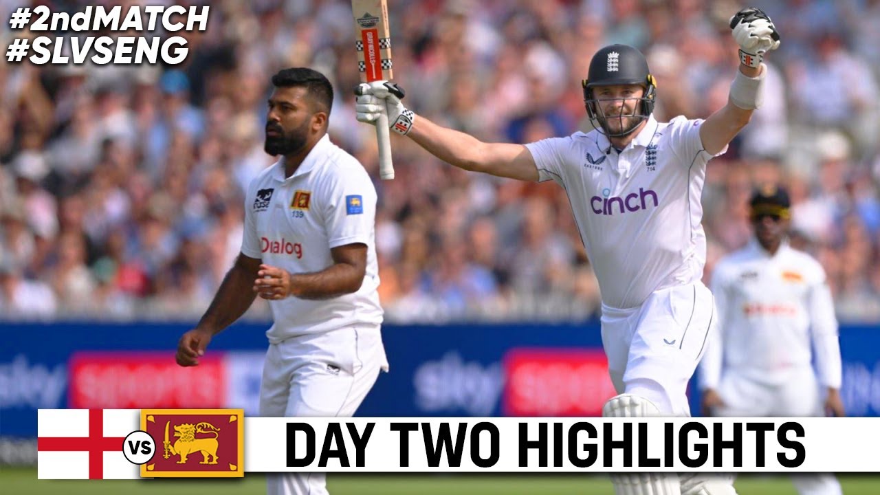 Sri Lanka vs England | SL vs ENG 2nd Test Day 2 Highlights 2024 | SL vs ...