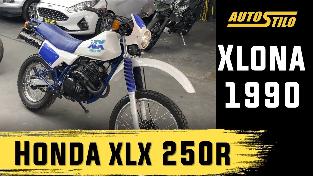 Honda XLX 250 R: Conheça a história da XLONA. Esta raridade impecável ...