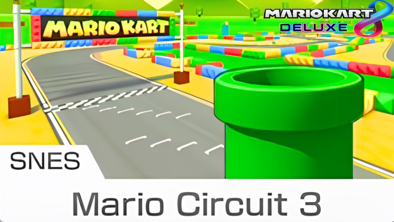Mario Circuit 3 | Turnip Cup | Mario Kart 8 Deluxe | Booster Course ...
