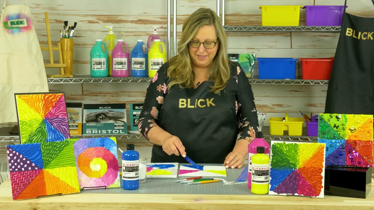 Color Paste Color Wheel - Lesson Plan | BLICK Art Materials - YouTube
