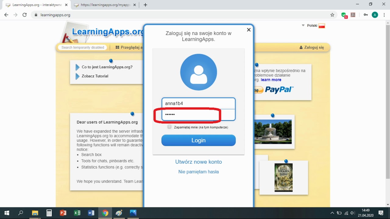 Instrukcja learningapps - YouTube