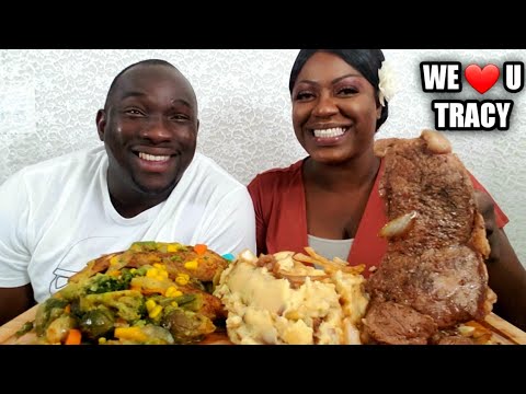 EATING COOKING WITH TRACY FAVORITE FOOD!!| MUKBANG| EATING SHOW! - YouTube