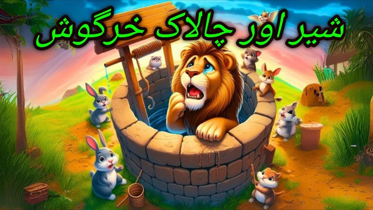 🐇स्मार्ट खरगोश और शेर!🦁|The Smart Rabbit and the Lion🐰🦁| moral ...