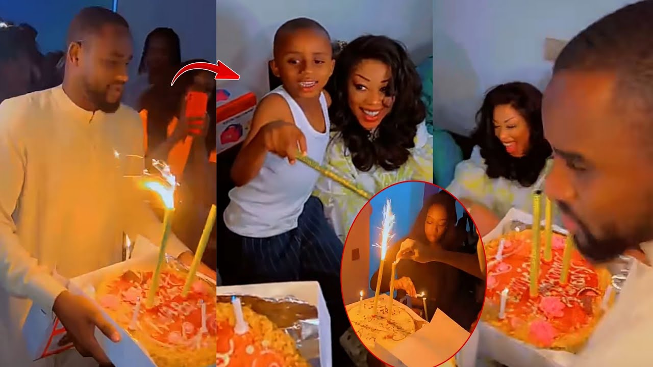 En compagnie de sa femme la surprise de Alioune seck pour Awa baba ...