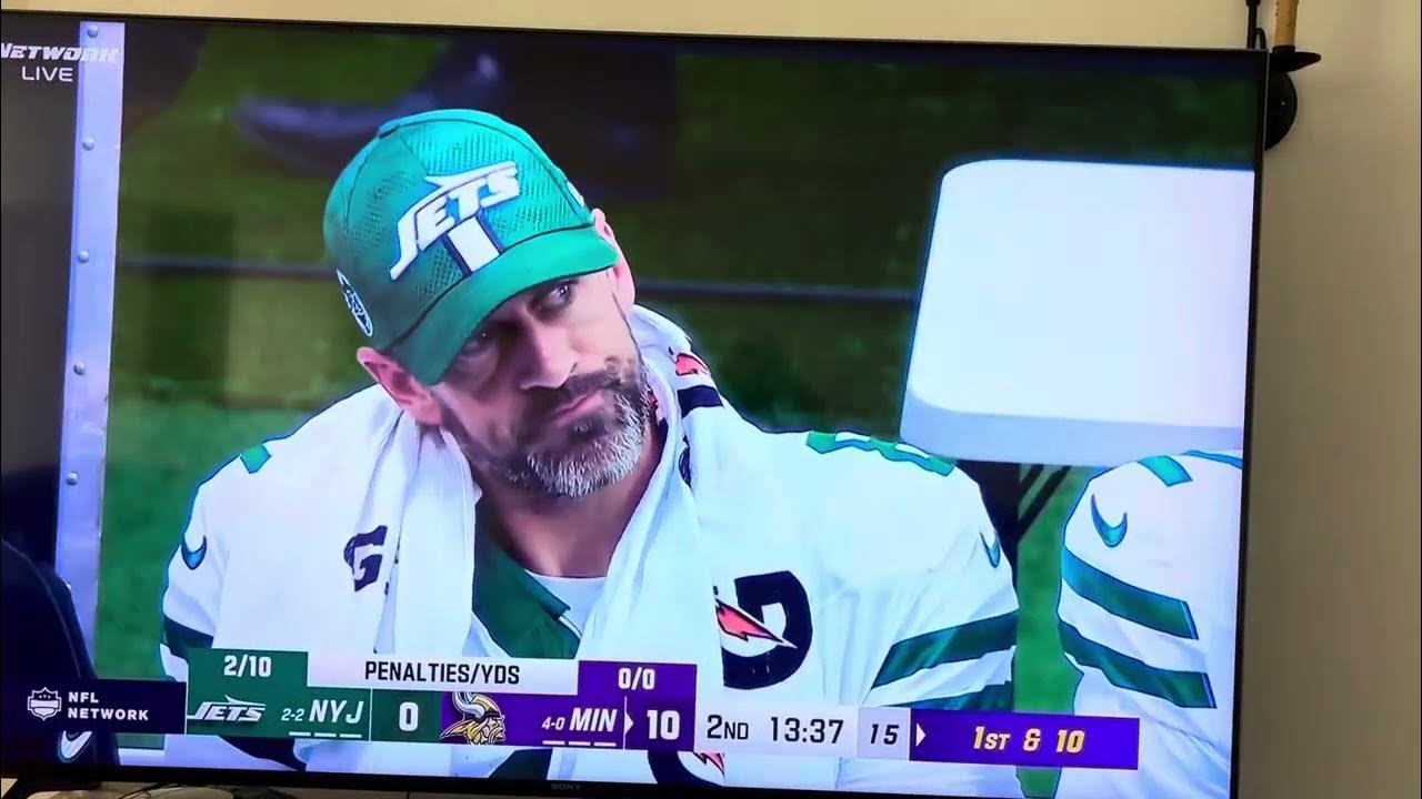 Moment Aaron Rodgers realized he was a NY Jet - YouTube
