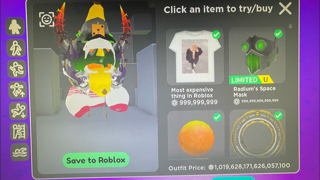 Roblox Catalog Avatar Creator MOST EXPENSIVE OUTFIT - YouTube