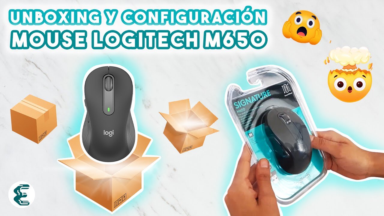 Mouse Logitech M650: Unboxing y Conexión Bluetooth Paso a Paso - YouTube