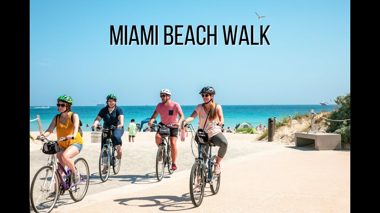 Miami Beach Surfside to North Beach Walk via Broadwalk (No Sound, No ...