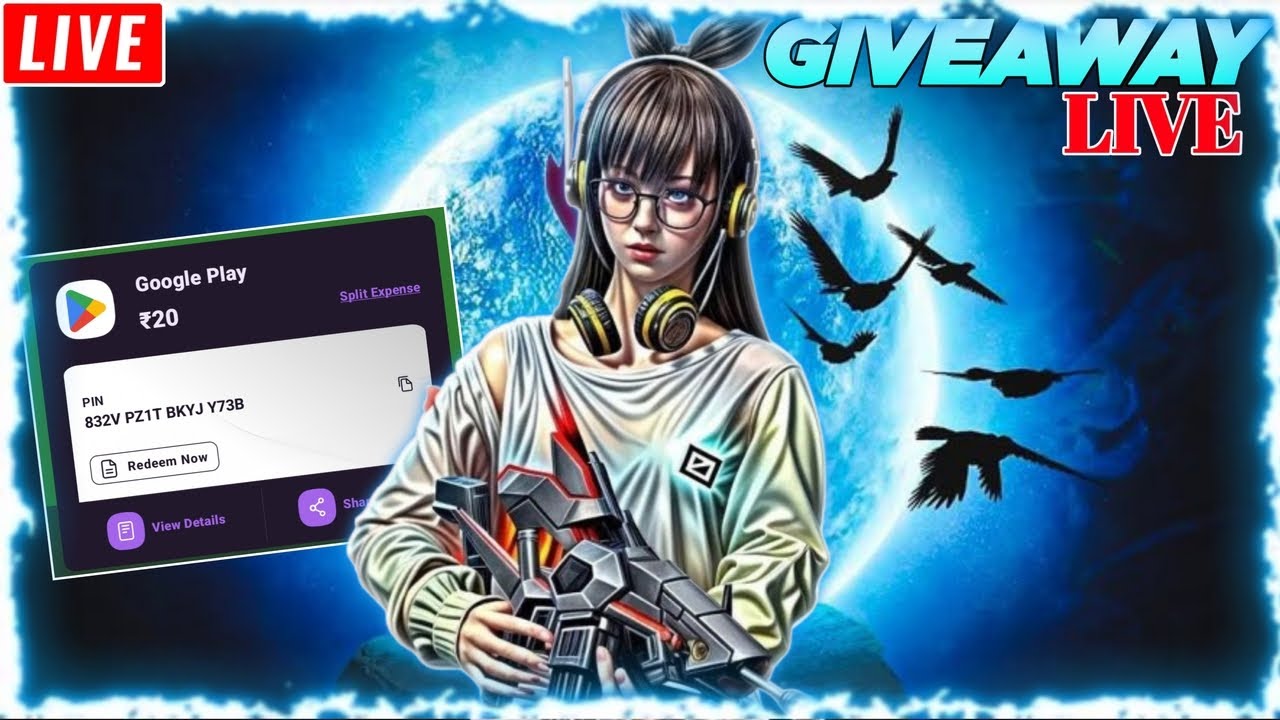FF GIVEAWAY LIVE STEAM 😍 JTM LIVE 🎮 #freefire #treanding #livestream # ...