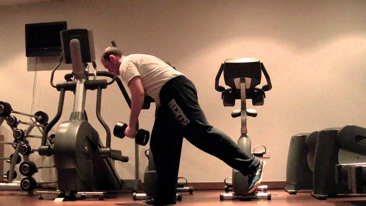 LBPT - Single Arm Single Leg Dumbbell Row - YouTube