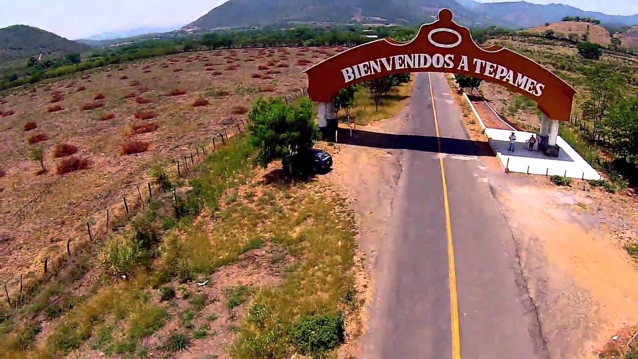 Drone Tepames Arch - YouTube