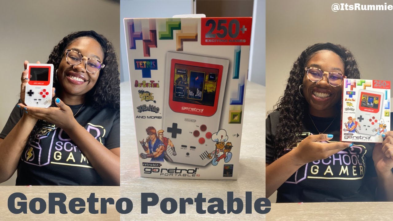 MY NEW HANDHELD RETRO -BIT GO RETRO PORTABLE | UNBOXING + GAME REVIEW ...