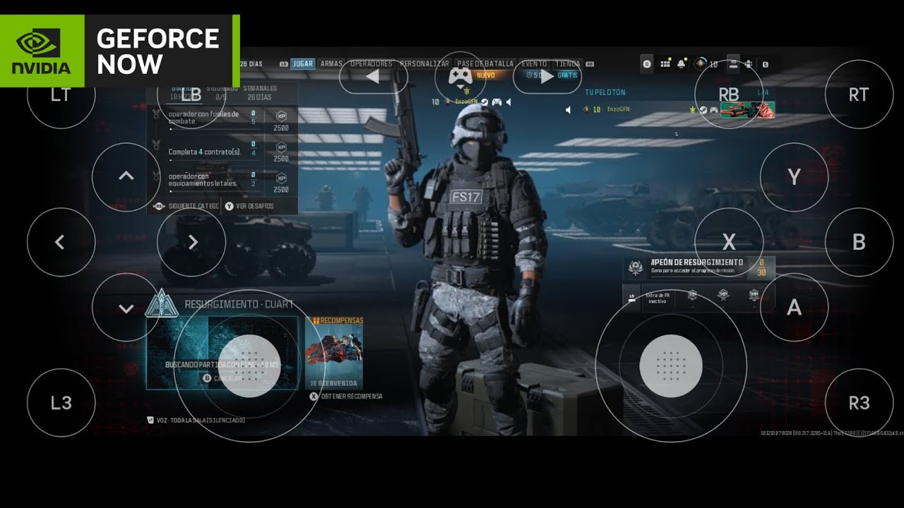 Geforce Now Warzone Mobile - YouTube