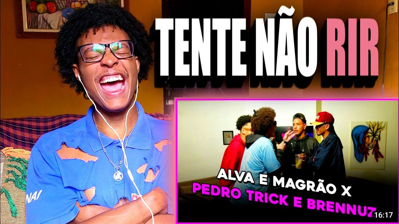 (GASTAÇÃO) MAGRÃO e ALVA x BRENNUZ e PEDRO TRICK | React [Aldeia Cast ...