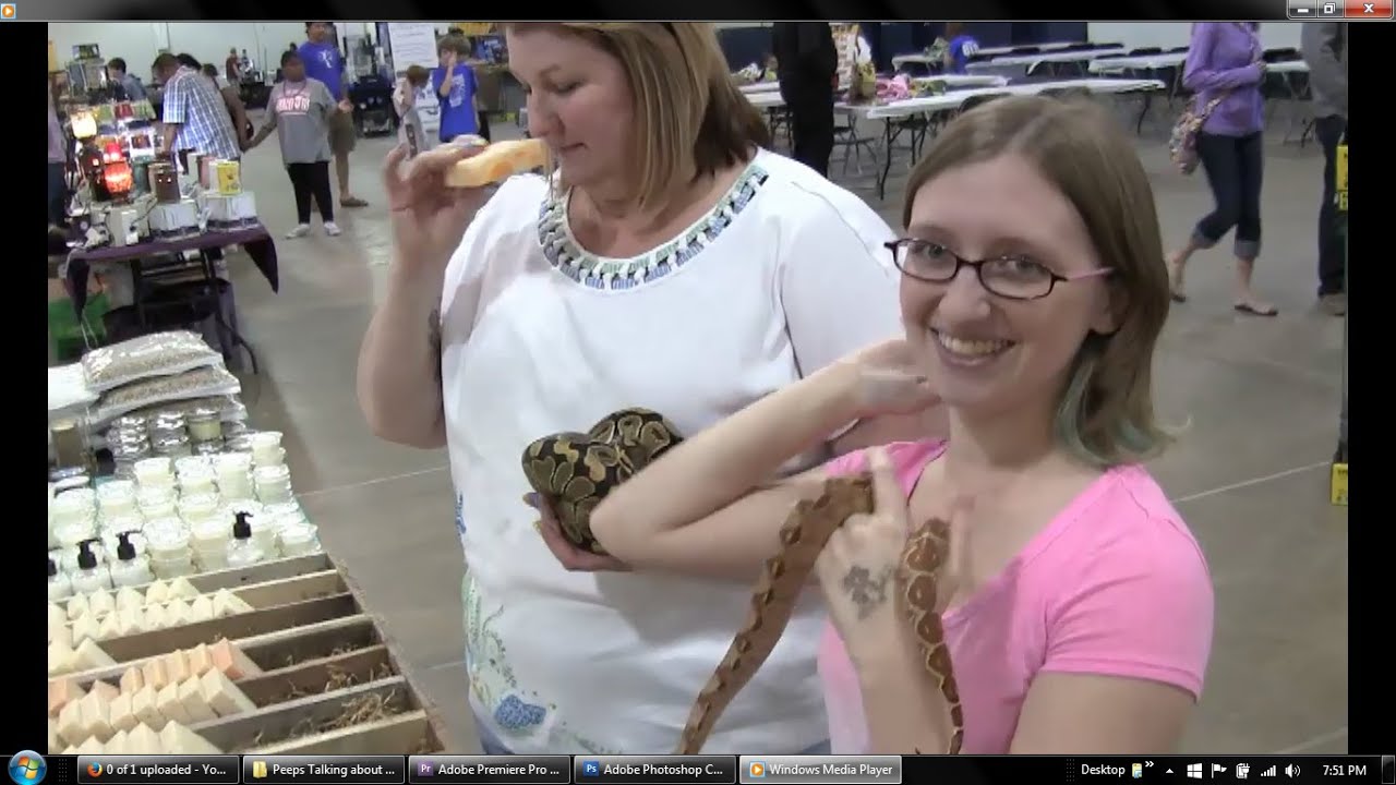 VIP Villain Snakes and their Owners browse Southeastern Exotics' Soap ...