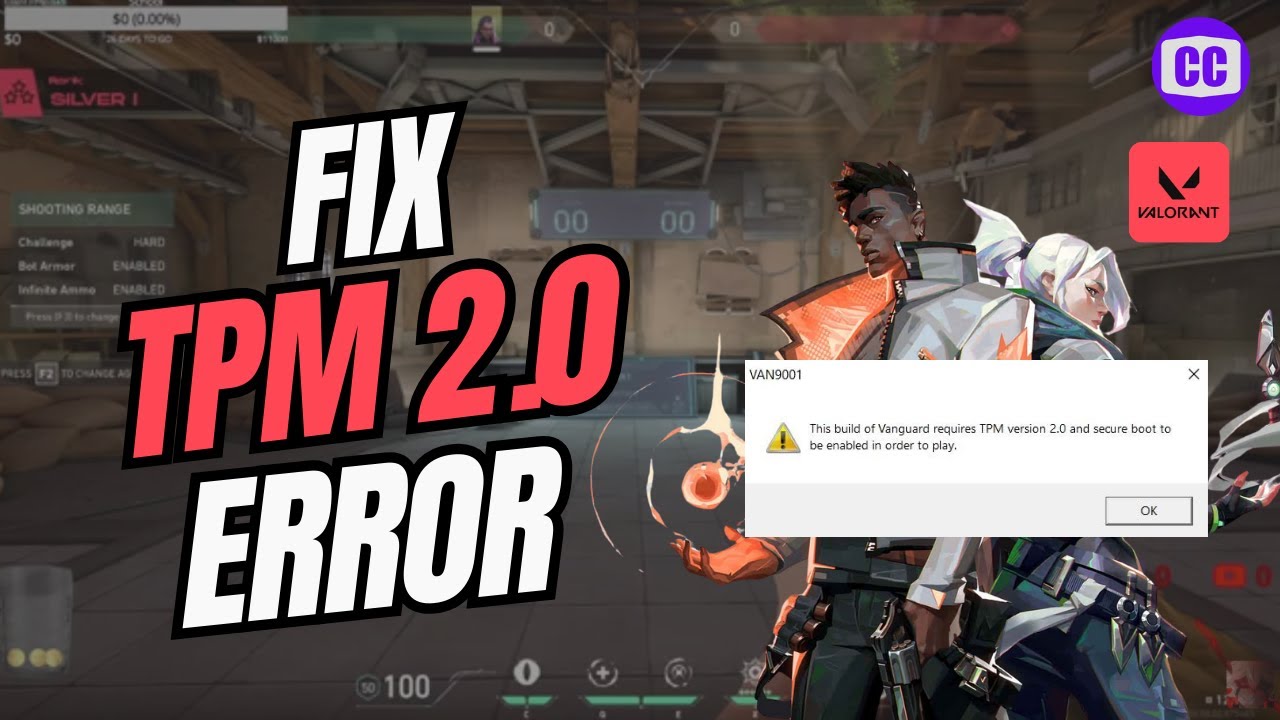 How To Fix TPM 2.0 Error on Valorant | Windows 10/11 (Full 2024 Guide)