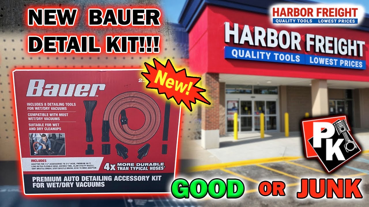 NEW HARBOR FREIGHT BAUER DETAIL ACCESSORY KIT #harborfreight #tools # ...